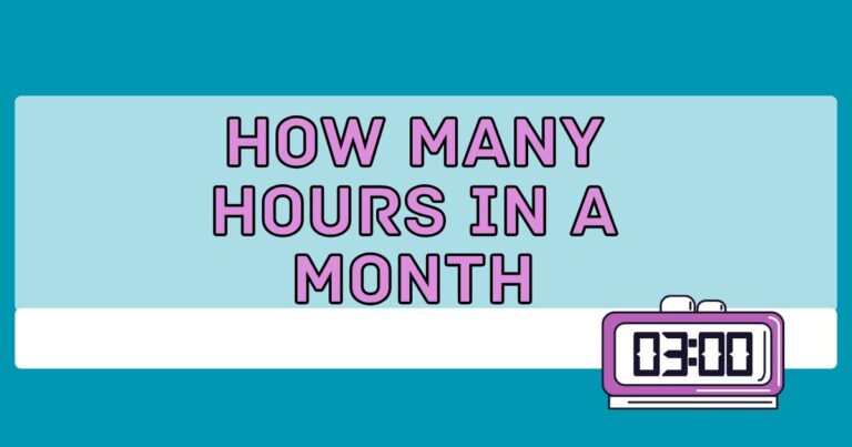 How Many Hours in a Month? Understanding Time Calculation - Hackerella
